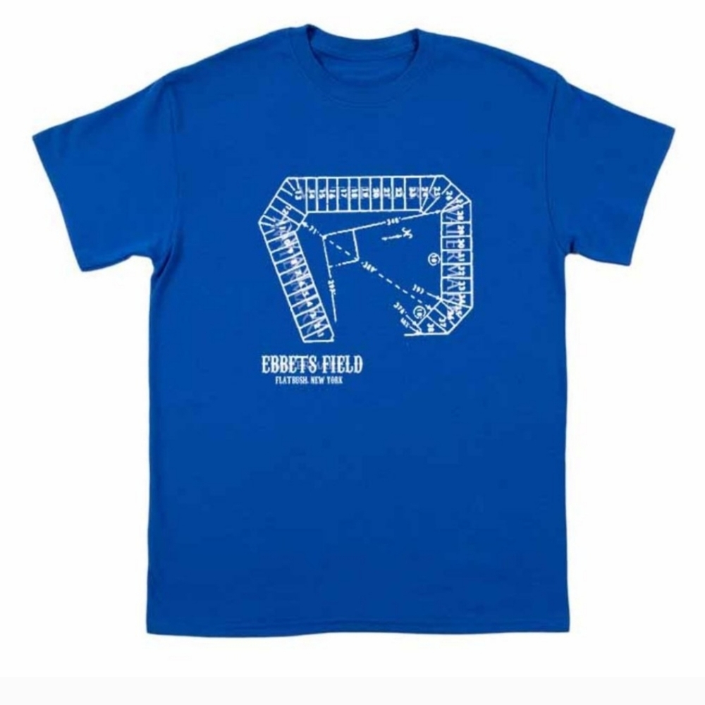 Ebbets Field Brooklyn Dodgers Blueprint 1955 World Se… - Gem